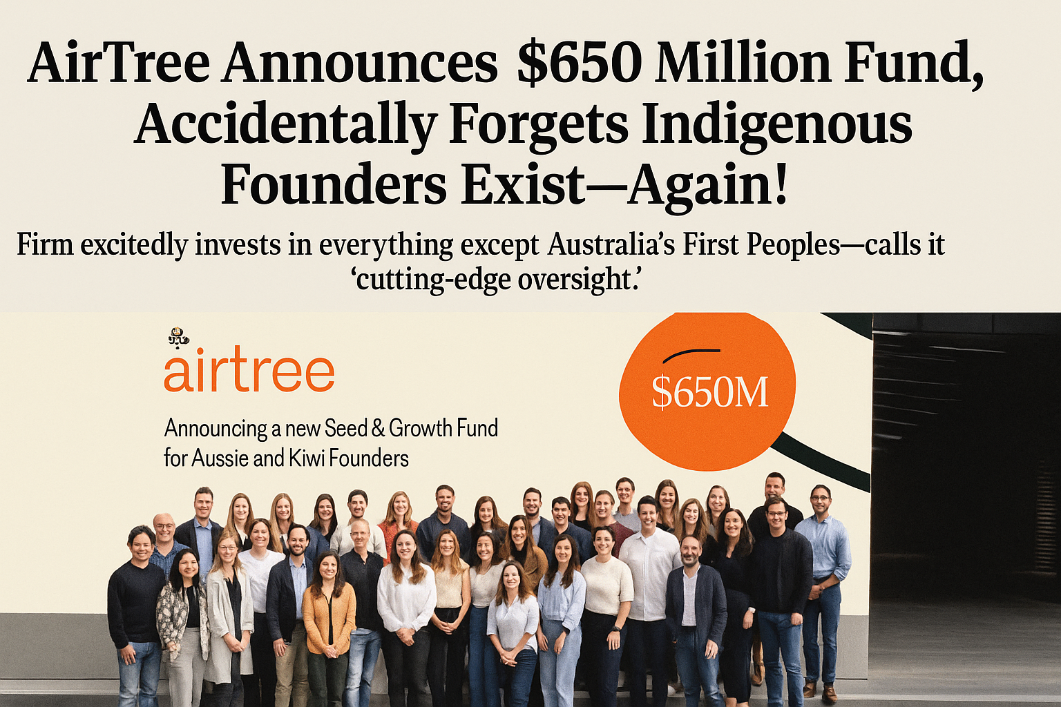 AirTree Celebrates Diversity by Investing Exclusively in Non-Indigenous